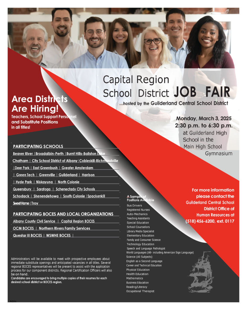 Capital Region School District Job Fair - OLAS Jobs